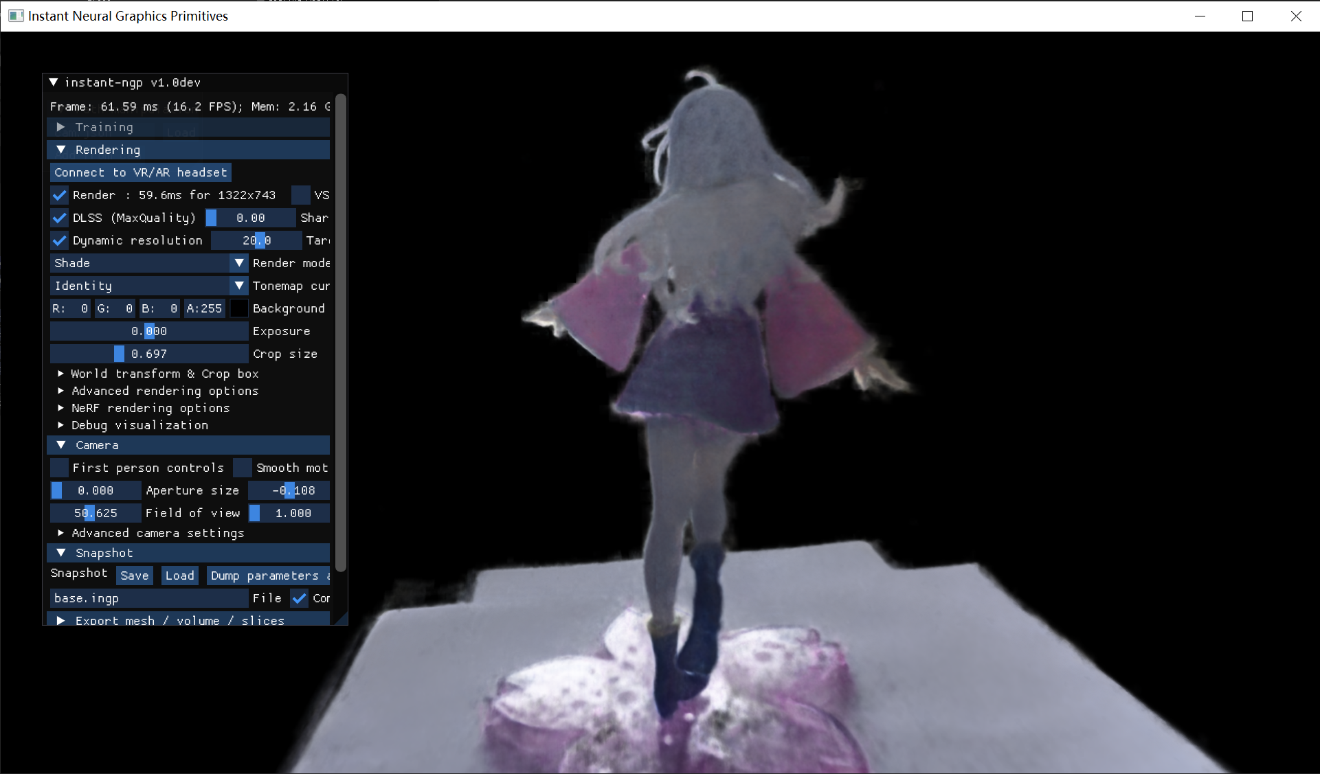 NeRF与3DGS复现与效果对比 | Kyutou’s Blog