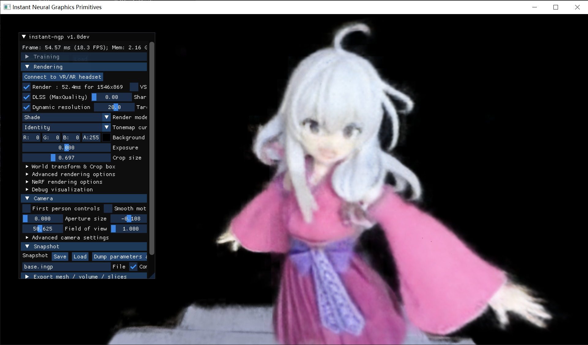 NeRF与3DGS复现与效果对比 | Kyutou’s Blog