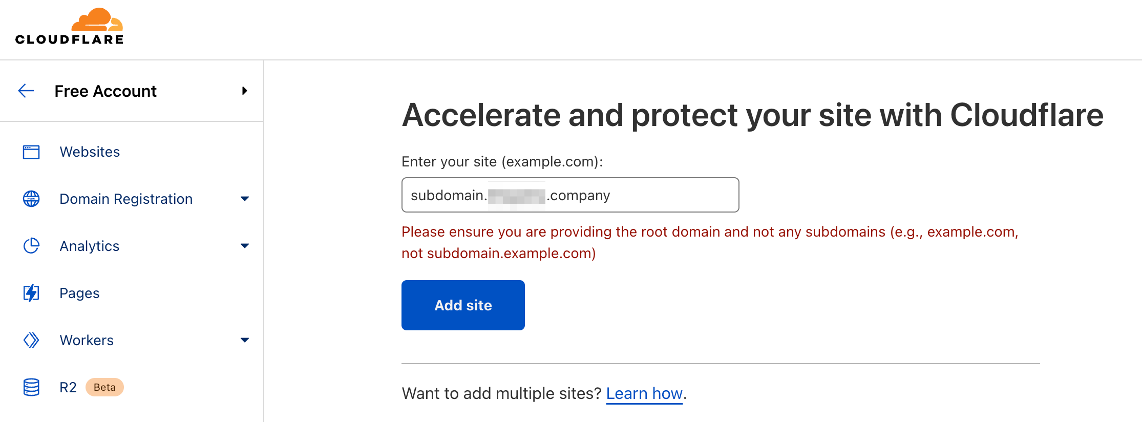 Cloudflare でサブドメインのサイト登録をするには #cloudflare - Qiita