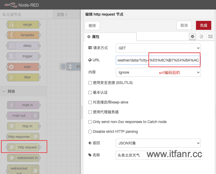 Node Red入门 从一个天气预报通知说起 It范儿