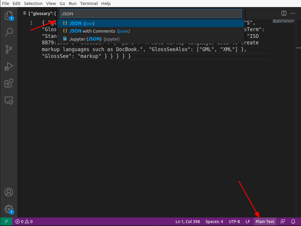 How To Format JSON In VSCode LinuxPip