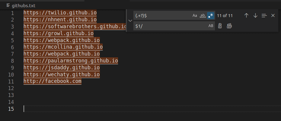 VSCode RegEx Find And Replace Guides And Recipes LinuxPip