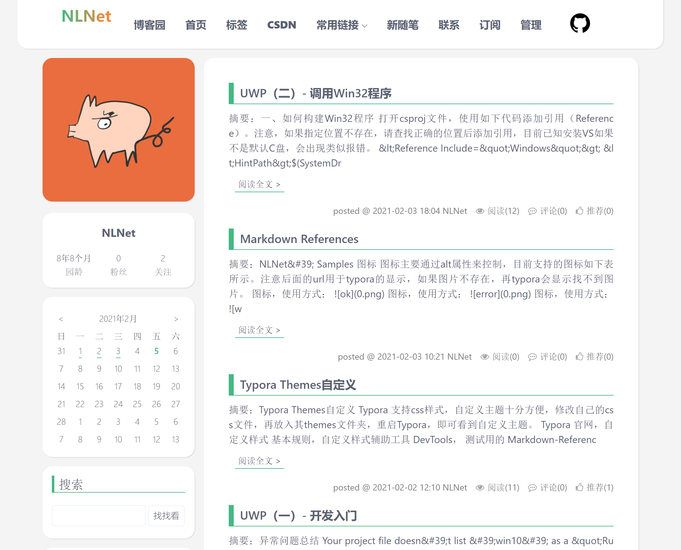 GitHub - liwuqingxin/NLNet-Themes: Themes for cnblogs and typora.