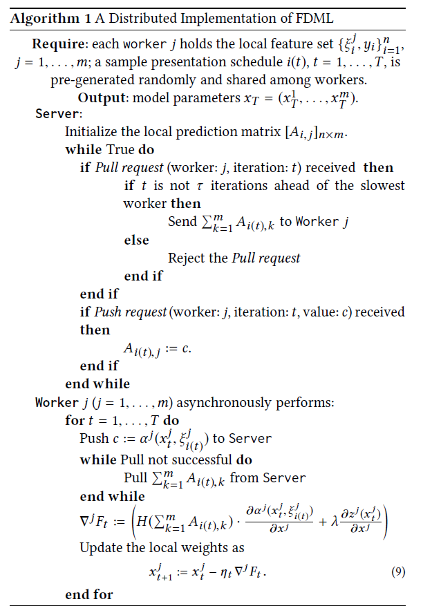 【Paper Reading】FDML: A Collaborative Machine Learning Framework for Distributed Features-CSDN博客