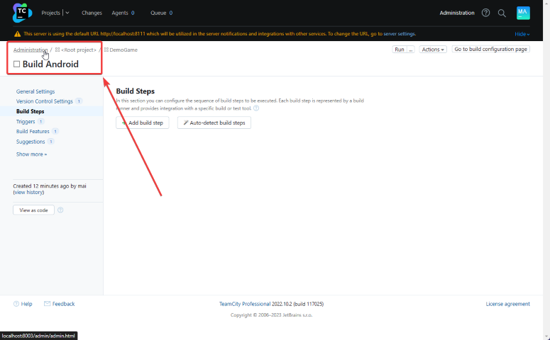 Unity 游戏自动化打包教程【TeamCity】