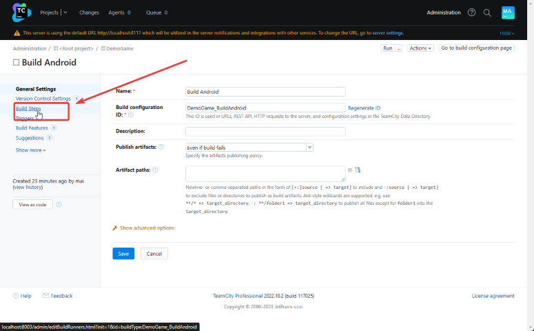 Unity 游戏自动化打包教程【TeamCity】