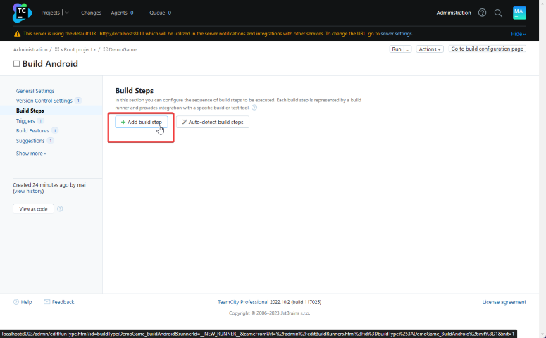 Unity 游戏自动化打包教程【TeamCity】