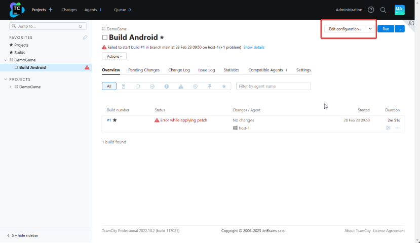 Unity 游戏自动化打包教程【TeamCity】