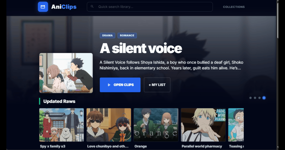 Anime Clips Library