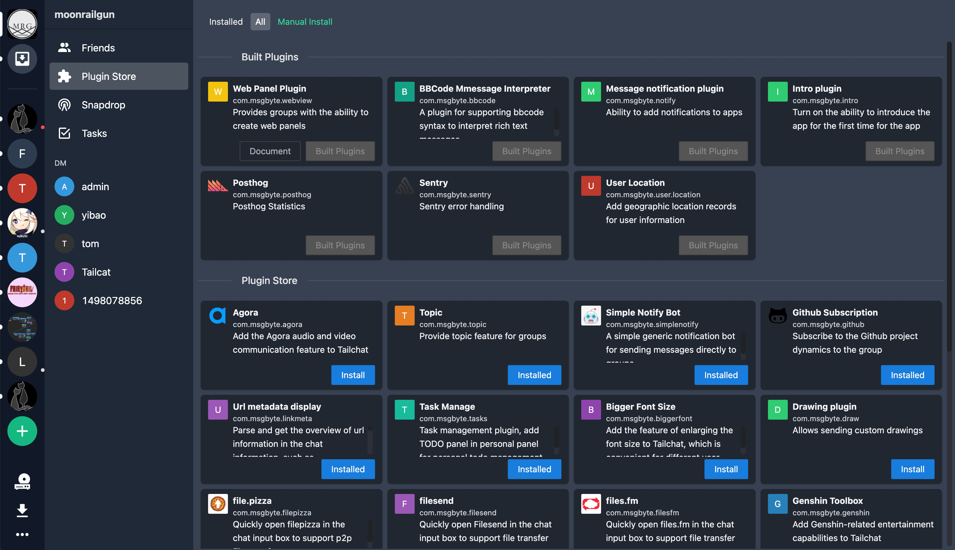 Tailchat 部署和安装教程 - Sealos