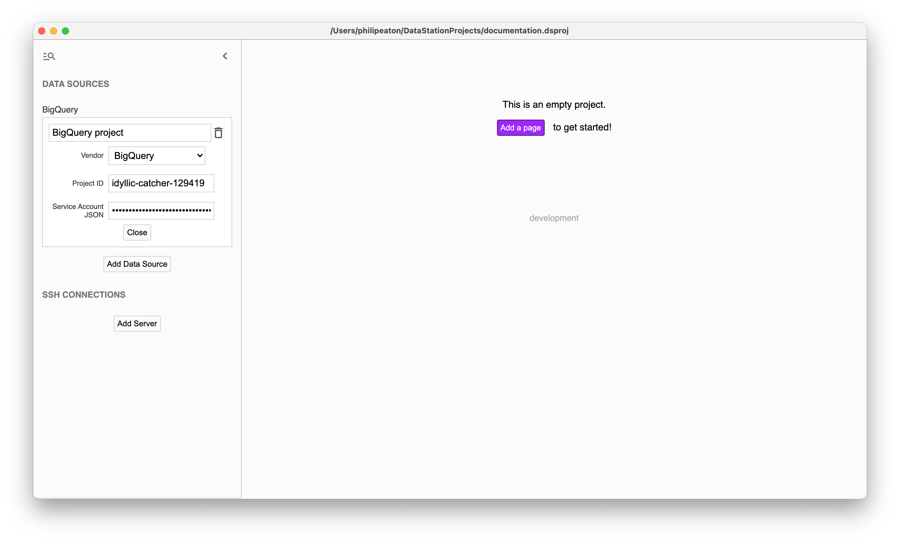 Querying BigQuery With DataStation DataStation