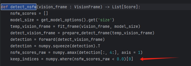 Facefusion和Roop项目, 如何解除NSFW限制