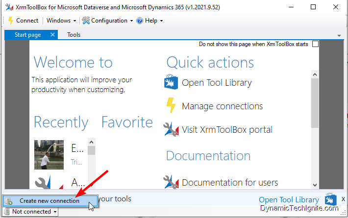 How to create a new XrmToolBox connection - DTI Tech