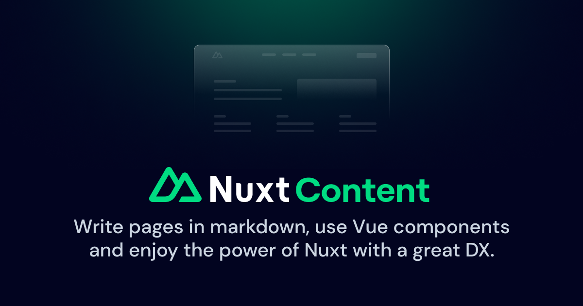 nuxt/content CDN by jsDelivr - A free, fast, and reliable Open Source CDN