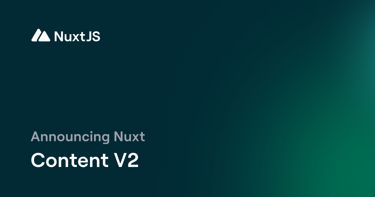 nuxt/content CDN by jsDelivr - A free, fast, and reliable Open Source CDN