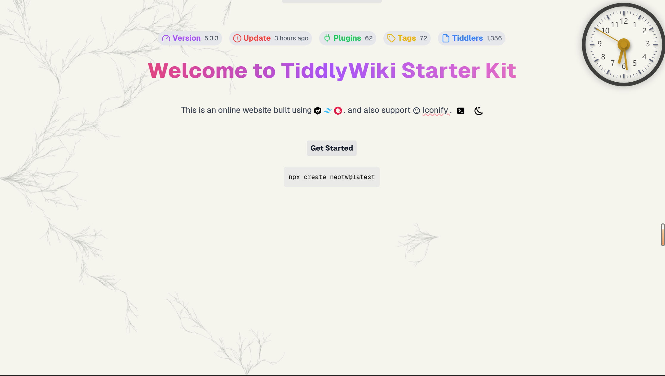 GitHub - oeyoews/tiddlywiki-starter-kit: 📦 使用 TiddlyWiki5 搭建的本地优先笔记软件