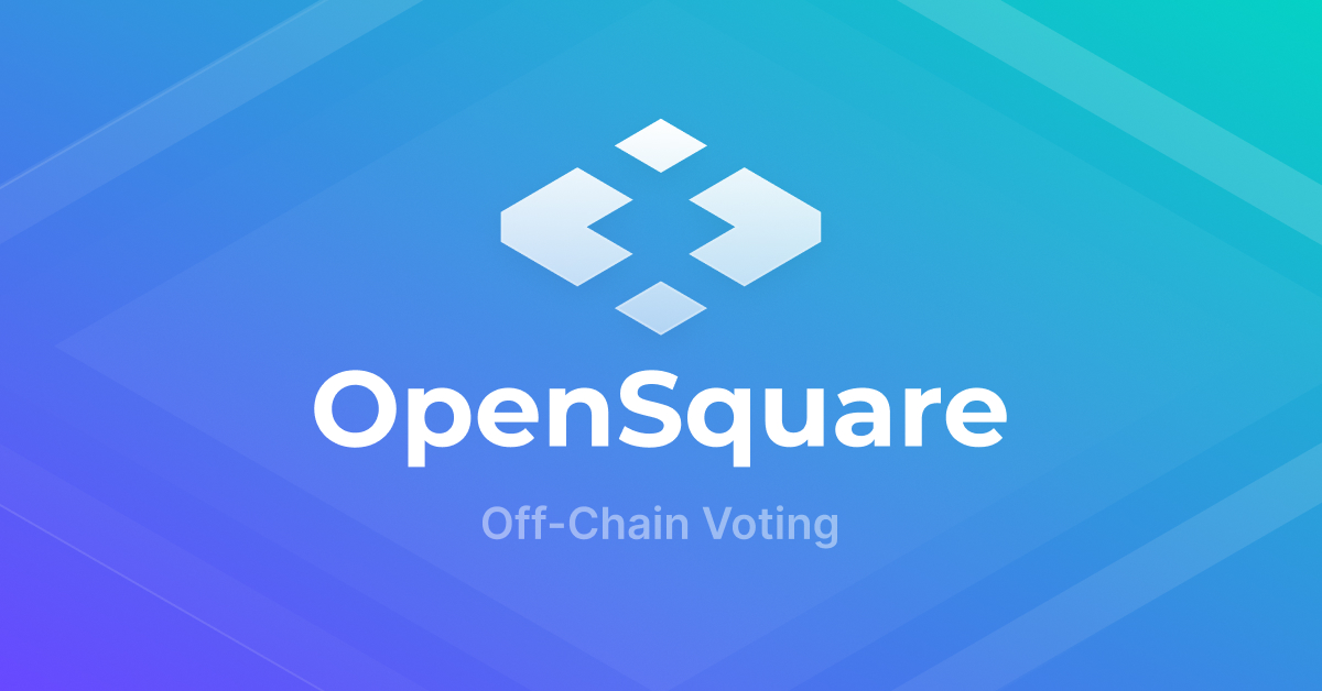 OpenSquare off-chain voting