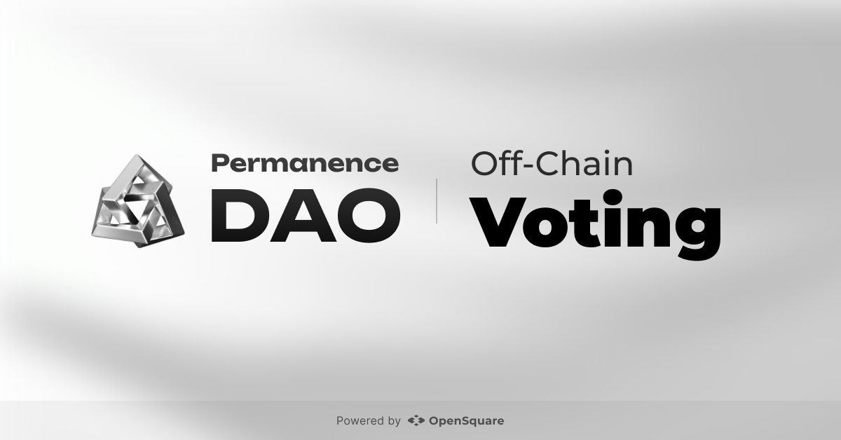 Permanence DAO off-chain voting