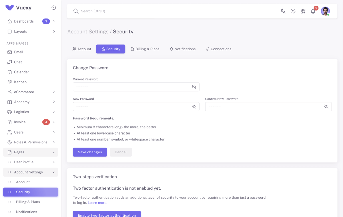 Vuexy - MUI NextJS Admin Template - PixInvent