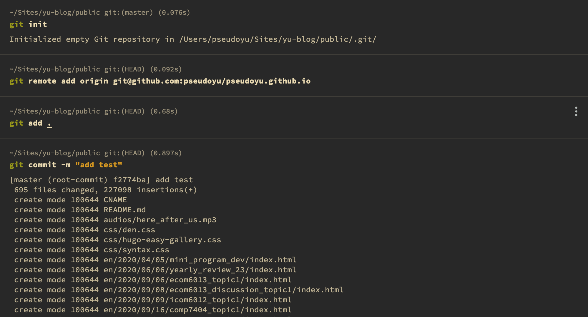 Hugo + GitHub Action，搭建你的博客自动发布系统 · Pseudoyu