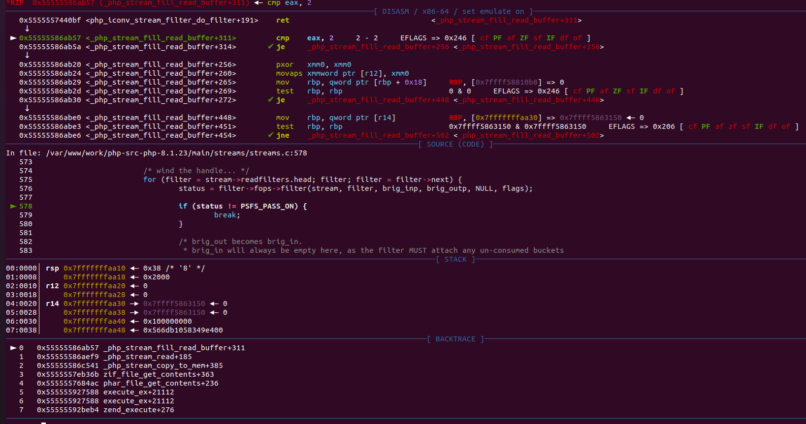 CVE-2024-2961 调试复现分析 | Ron's Blog