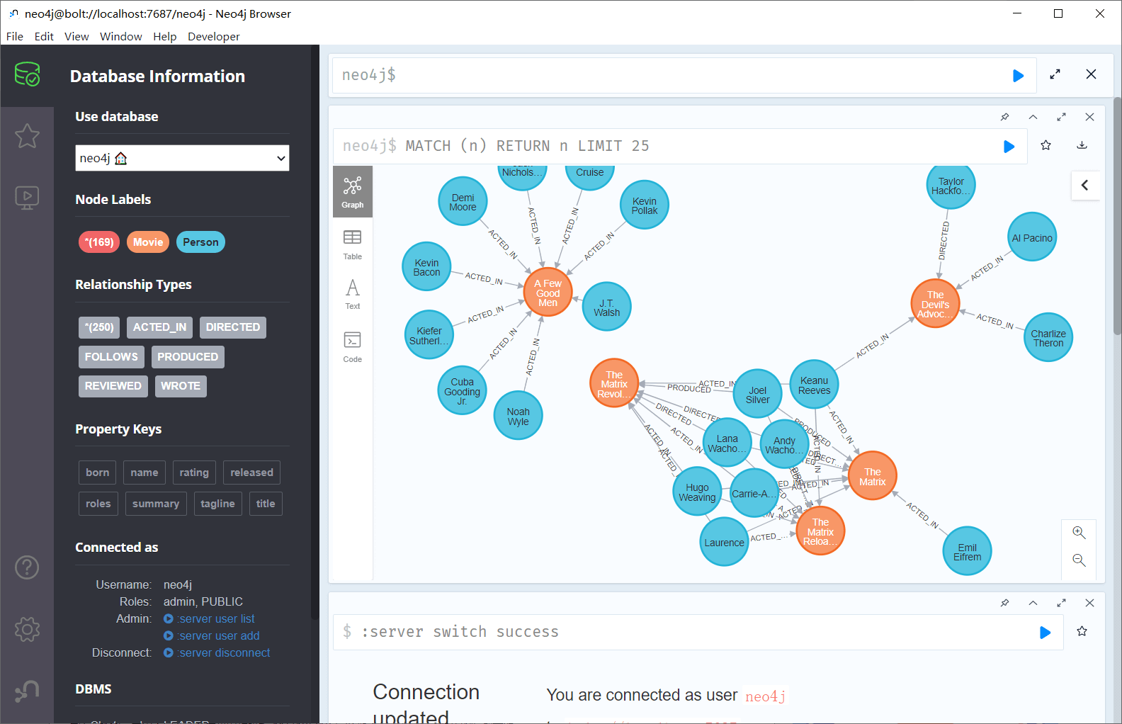 neo4j简单入门和前端可视化 | qxdn的乐园
