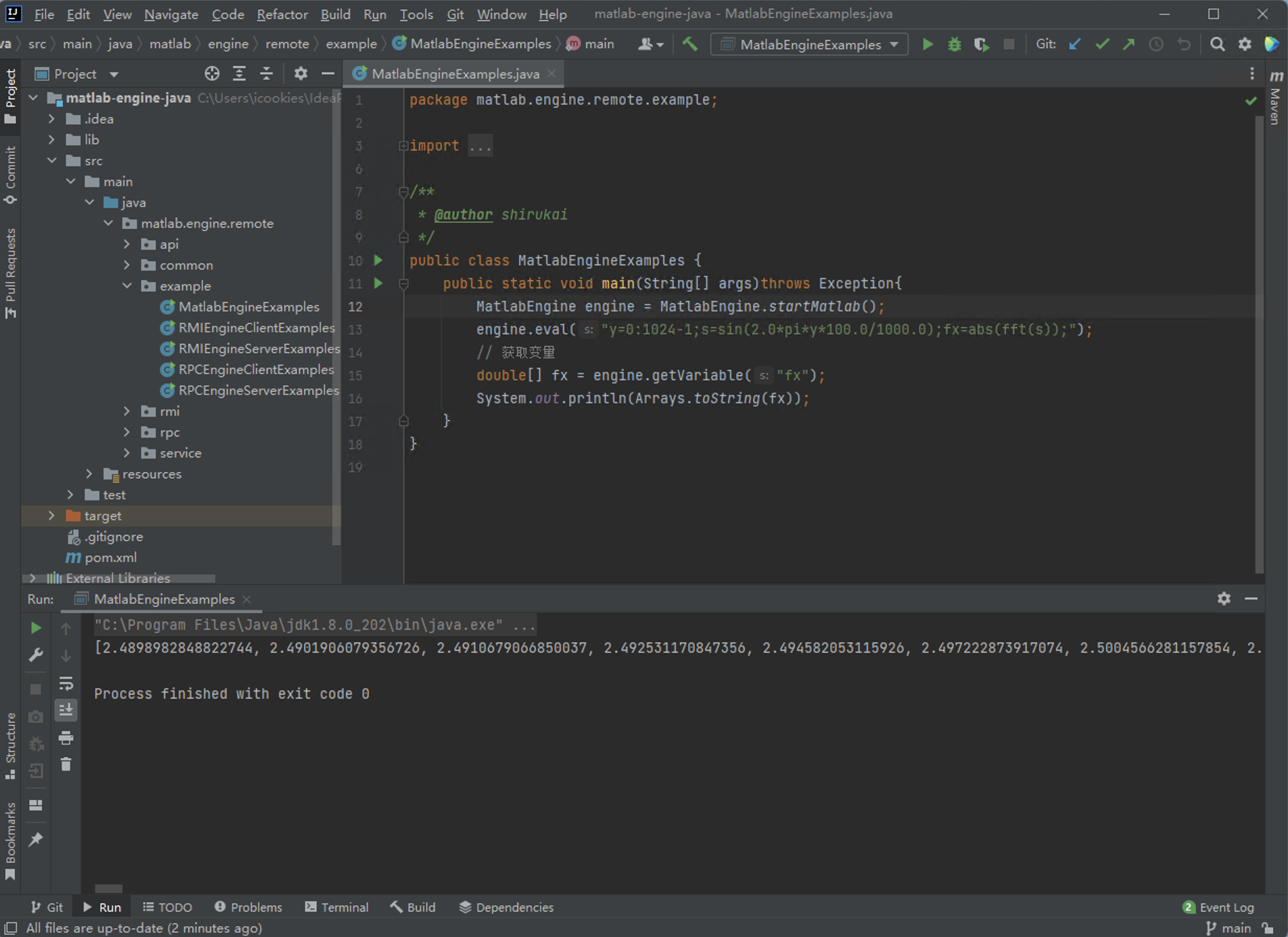Java本地and远程调用matlab函数及脚本matlab Engine Api For Java Csdn博客 6245