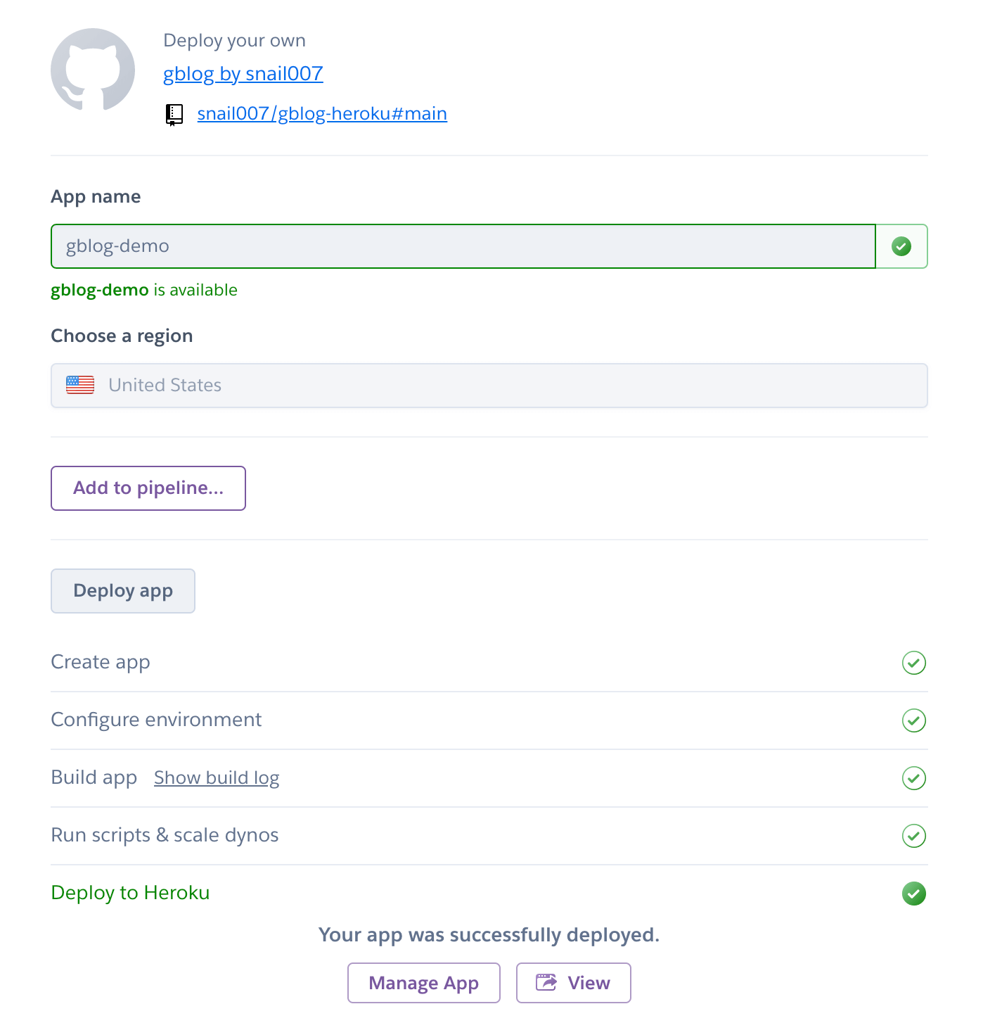GitHub - snail007/gblog-heroku: deploy gblog to heroku in one key GitHub - snail007/gblog-heroku: deploy gblog to heroku in one key