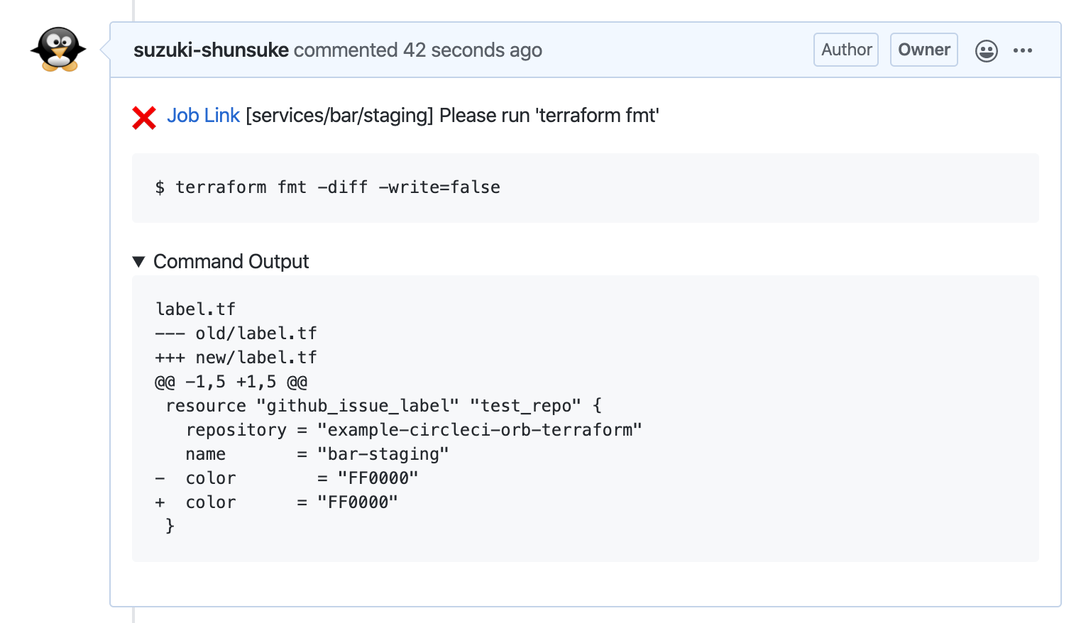 GitHub - suzuki-shunsuke/circleci-orb-terraform: CircleCI Orb for Terraform