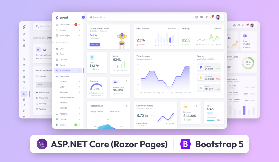 Expertly Crafted Admin Templates & UI Kits - PixInvent