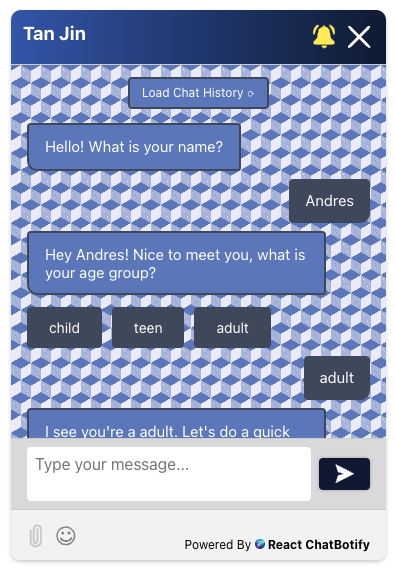 React Chatbotify Gallery