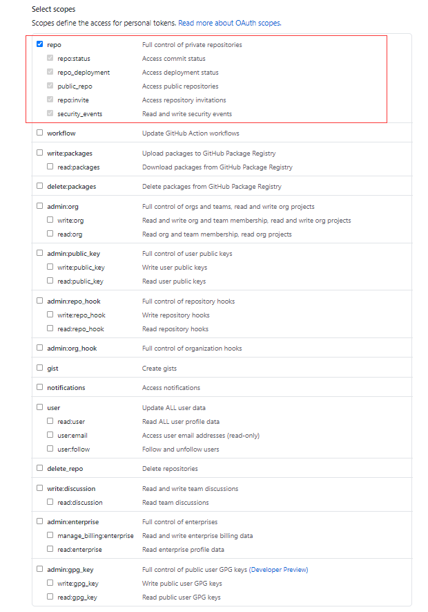 Github创建个人访问令牌教程_npm访问令牌-CSDN博客
