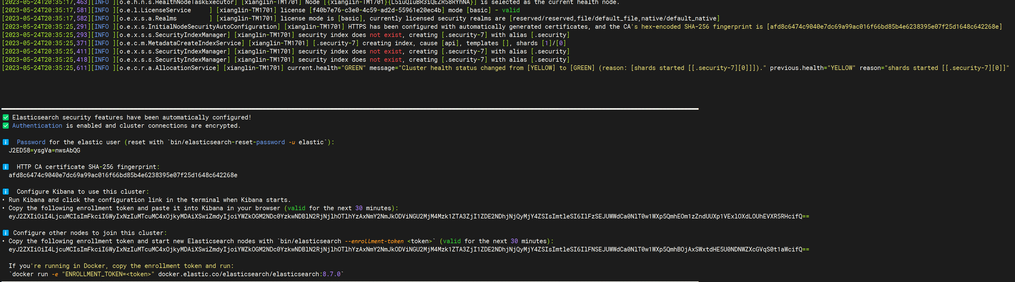 elasticsearch-daily-record