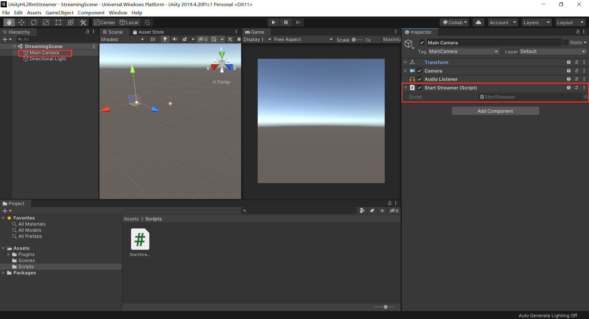 Hololens2开发笔记-Unity项目整合Hololens2研究模式_unity python hololens-CSDN博客