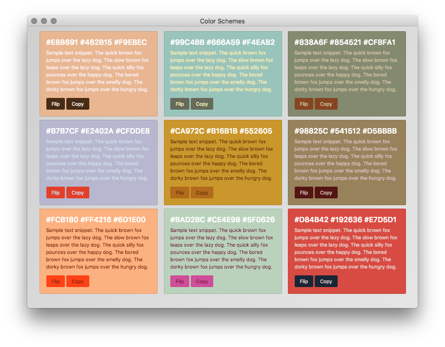 color-schemes CDN by jsDelivr - A free, fast, and reliable Open Source CDN