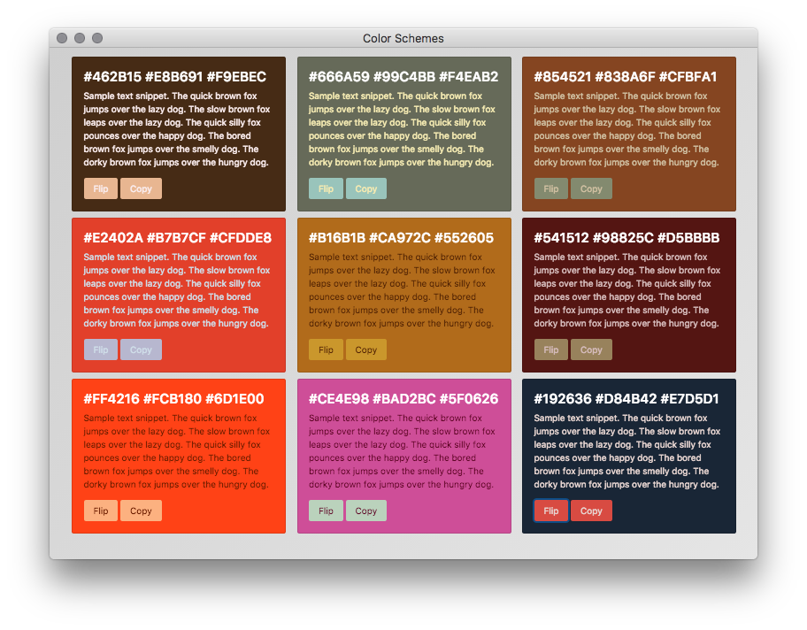 color-schemes CDN by jsDelivr - A free, fast, and reliable Open Source CDN