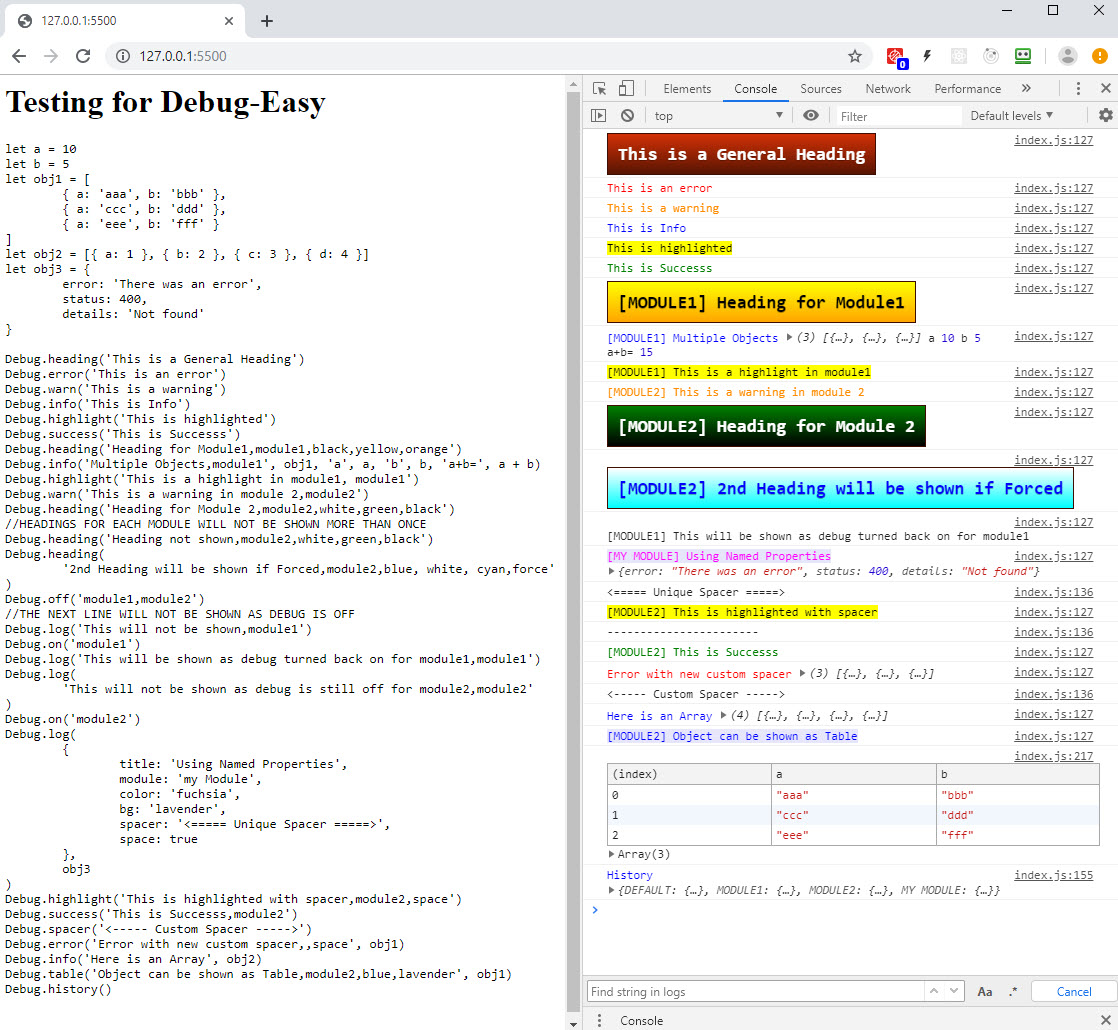 debug-easy CDN by jsDelivr - A free, fast, and reliable Open Source CDN