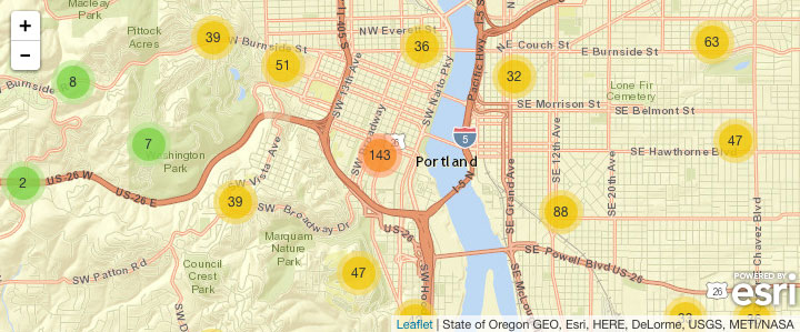 esri-leaflet-cluster CDN by jsDelivr - A free, fast, and reliable Open Source CDN