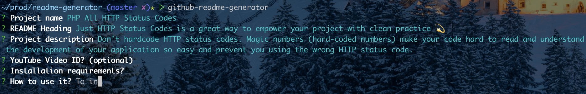 github-readme-generator CDN by jsDelivr - A free, fast, and reliable Open Source CDN