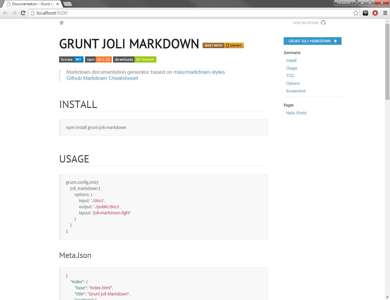 grunt-joli-markdown CDN by jsDelivr - A free, fast, and reliable Open Source CDN