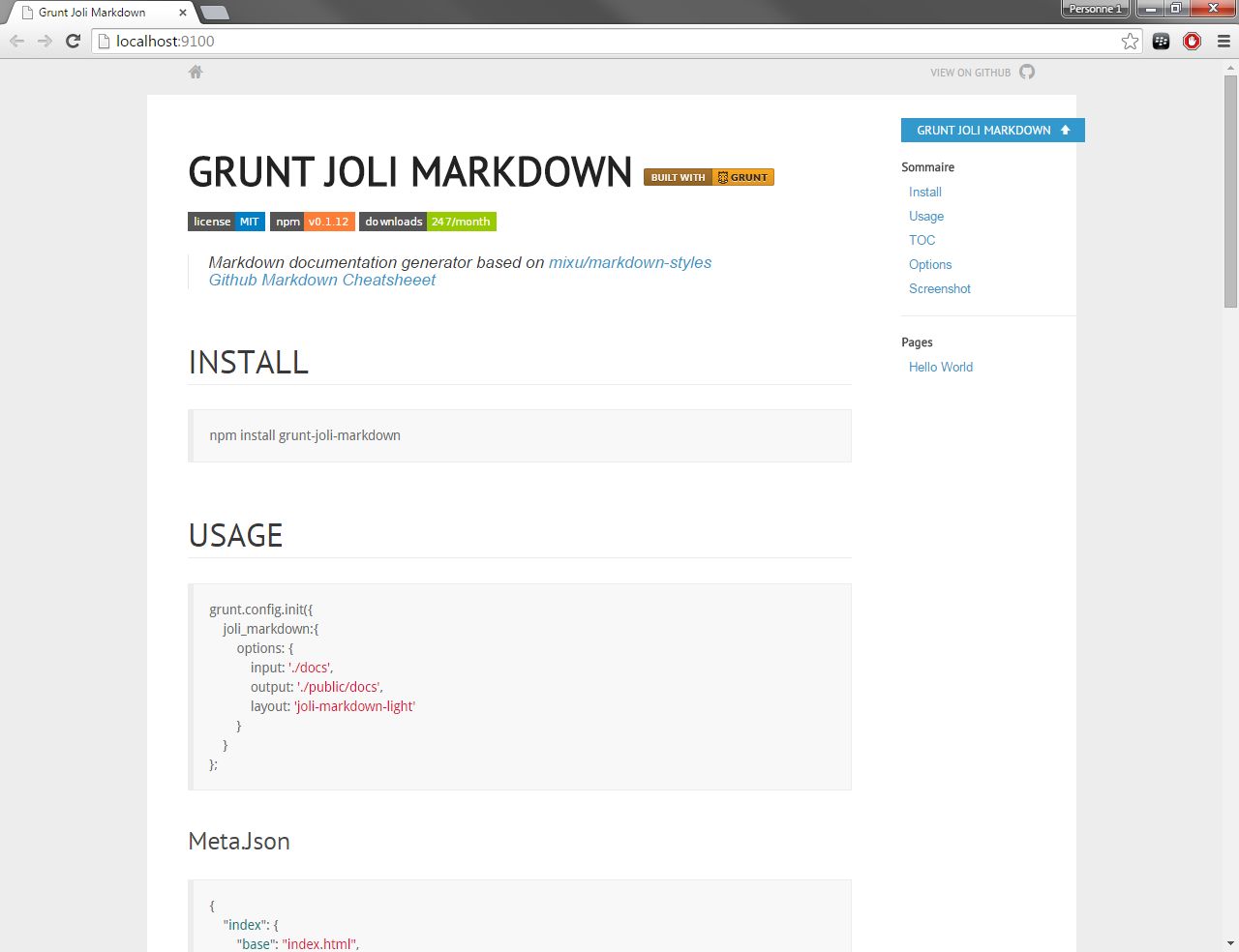 grunt-joli-markdown CDN by jsDelivr - A free, fast, and reliable Open Source CDN
