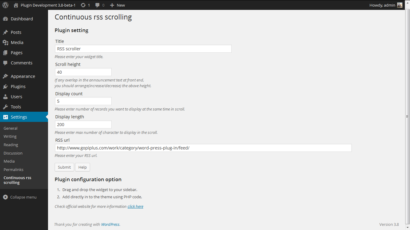 Revision 3252603 Continuous Rss Scrolling Assets